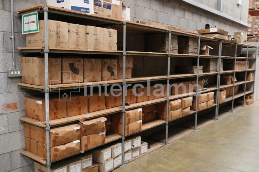 Interclamp Racking and Storage Solutions - Modular Handrail Systems